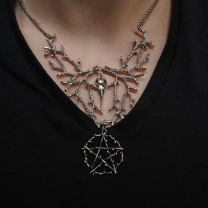 Grimoire Necklace: Witch Talisman, Witchy Pendant, Gothic Accessory ...