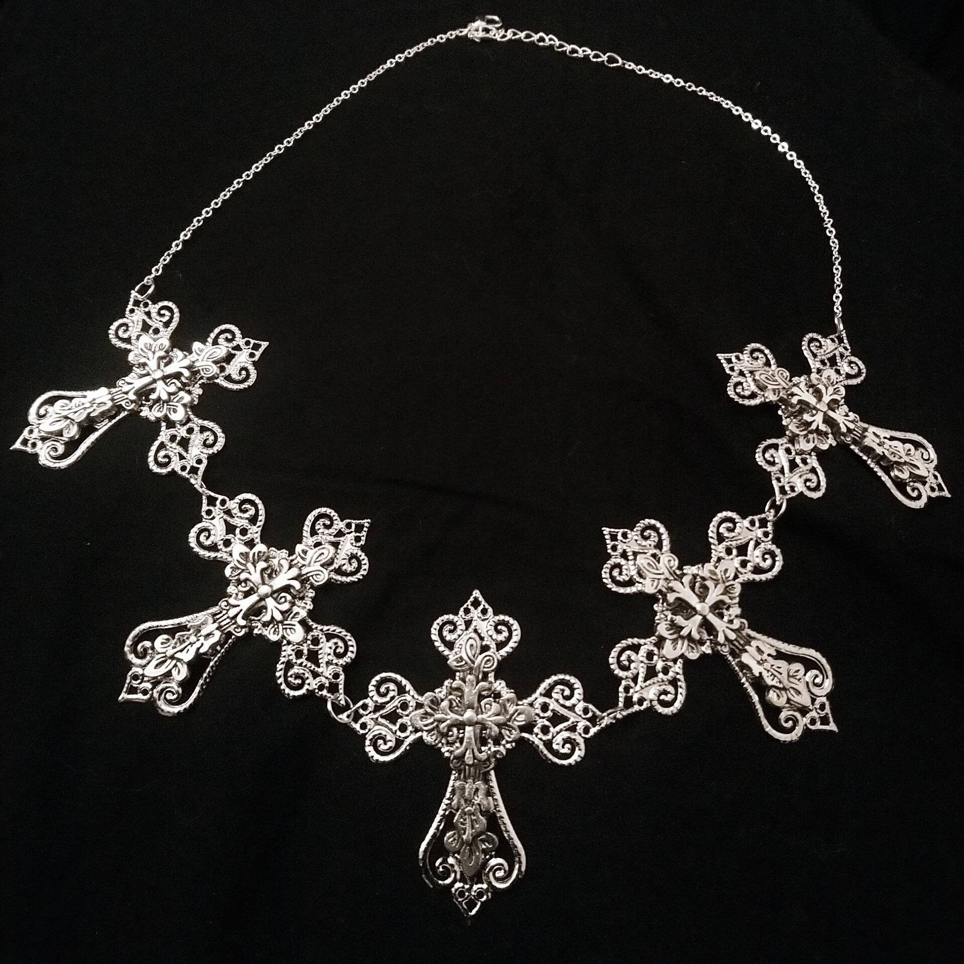 Last Rites Gothic Necklace Goth Accessories Alternative - Etsy