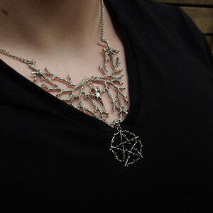 Grimoire Necklace: Witch Talisman, Witchy Pendant, Gothic Accessory ...