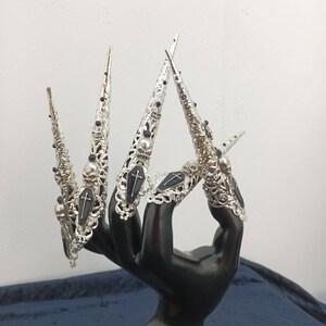 Cemetery Nails black Vampire Claws Gothic Accessories Goth - Etsy