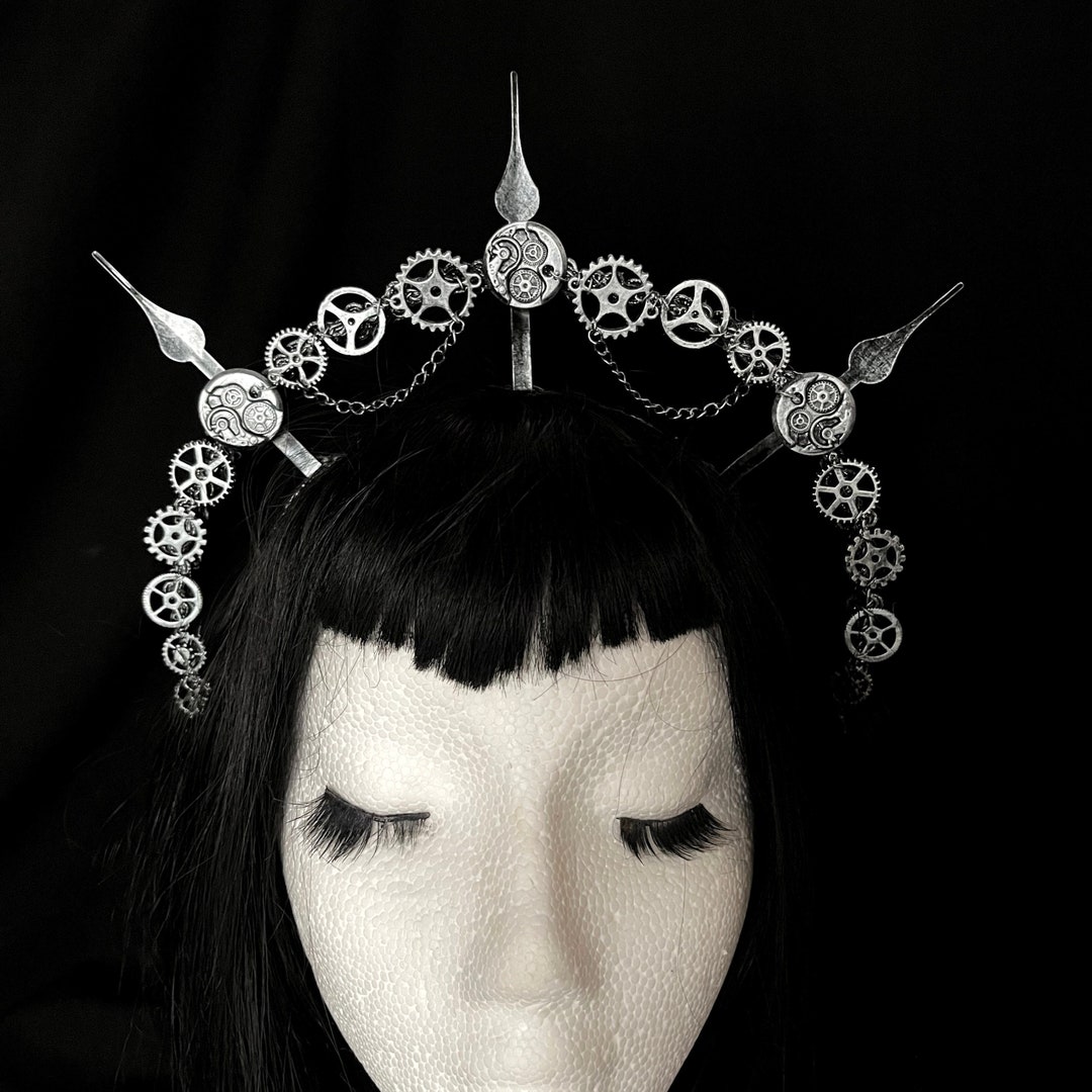 Steampunk Headwear: Goth Headband, Gothic Headpiece, Alt, Victorian ...