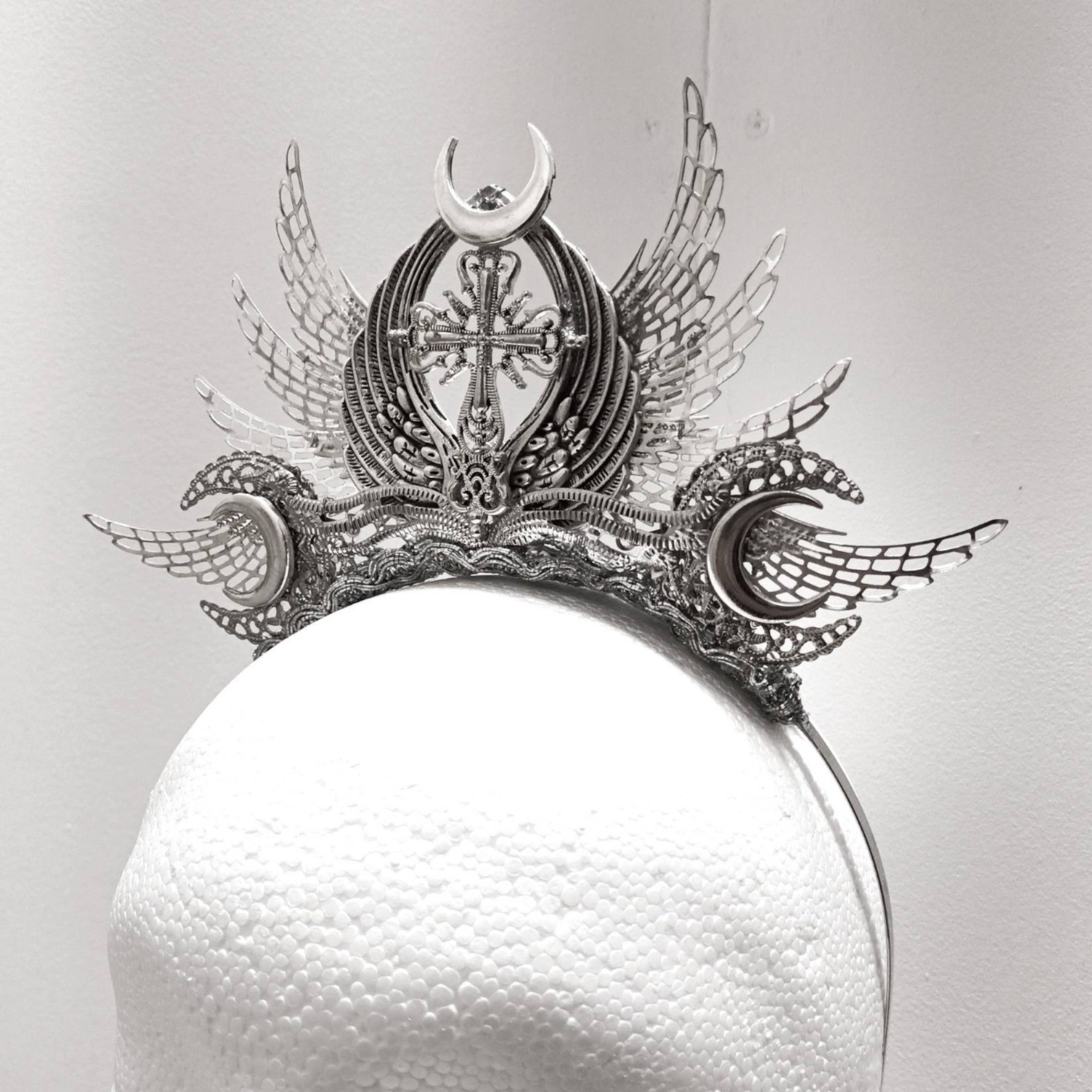 Salvation: Angelic Headband Angel Headwear Moon Couture - Etsy