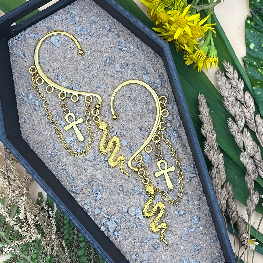 Serpent Ear Cuff: Fantasy Cosplay, Snake, Alt Accessory, Alternative ...