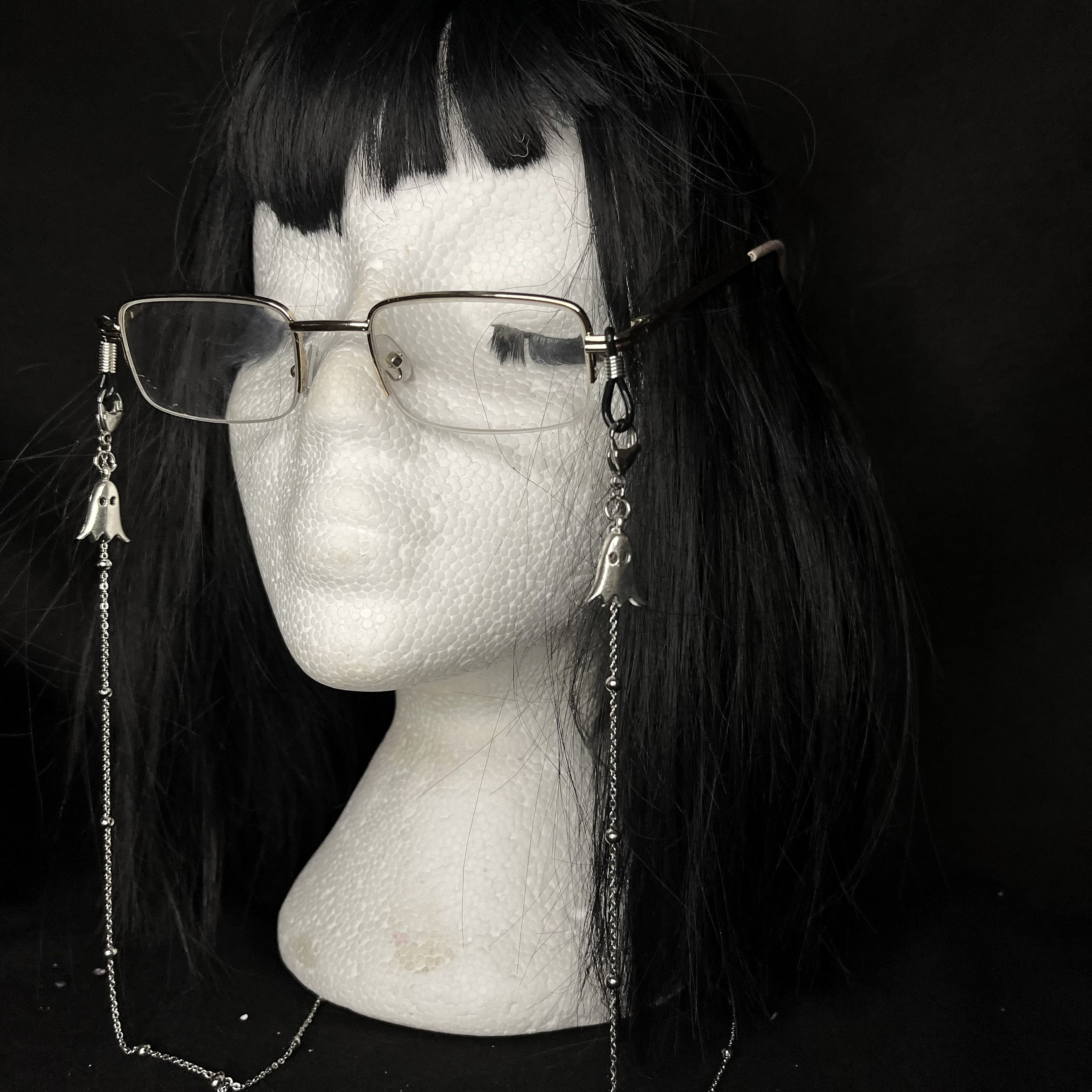 BOO Glasses Chain :gothic Eyewear, Goth Accessories, Gothic Accessory ...