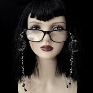 Galactic Glasses Chain: Moon Accessory, Crystal Accessories, Alt ...