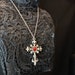 Lady Vamp Necklace: Vampire Pendant, Gothic Cross, Halloween, Goth, Alt ...
