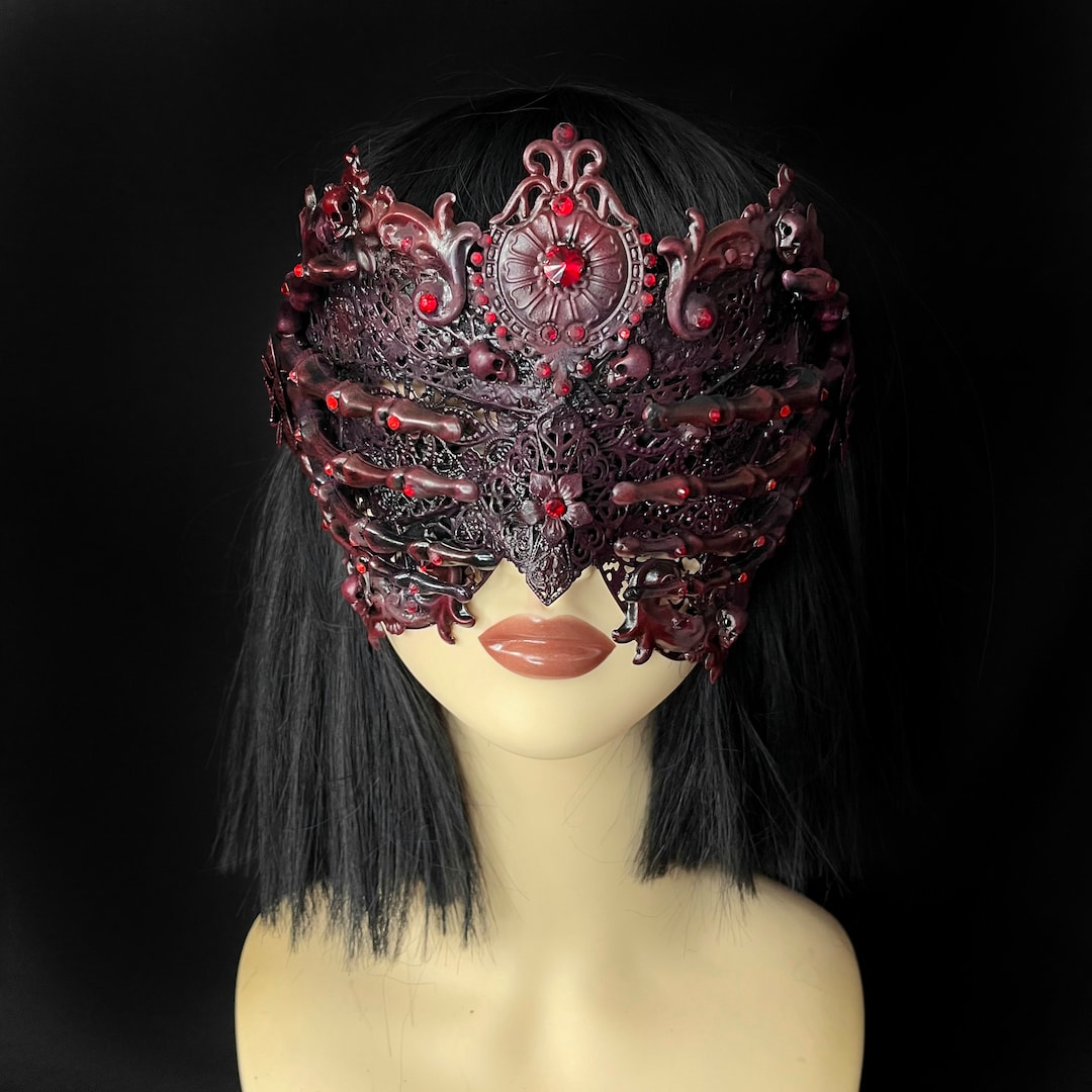 Seer Blind Mask-gothic Accessory, Vampire Alternative Masquerade,queen ...