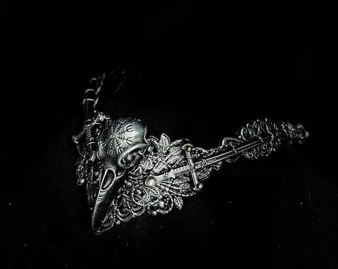Odin Tiara: Alternative Crown, Alt Bride, Goth Bridal,gothic Wedding ...