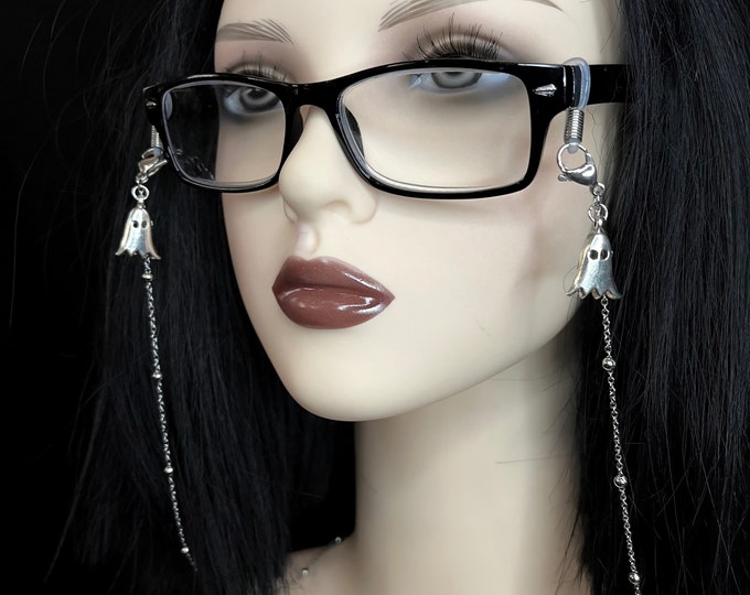 BOO Glasses Chain :gothic Eyewear, Goth Accessories, Gothic Accessory ...