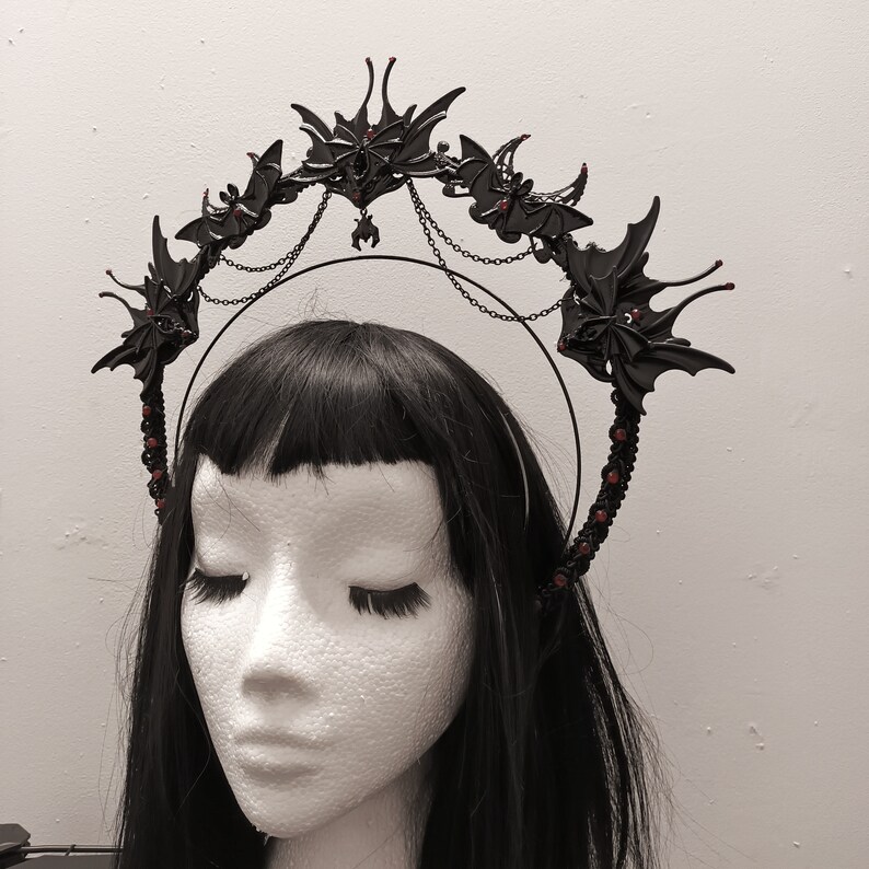 Vampiric Headwear Gothic Headpiece Vampire Halo Alternative - Etsy