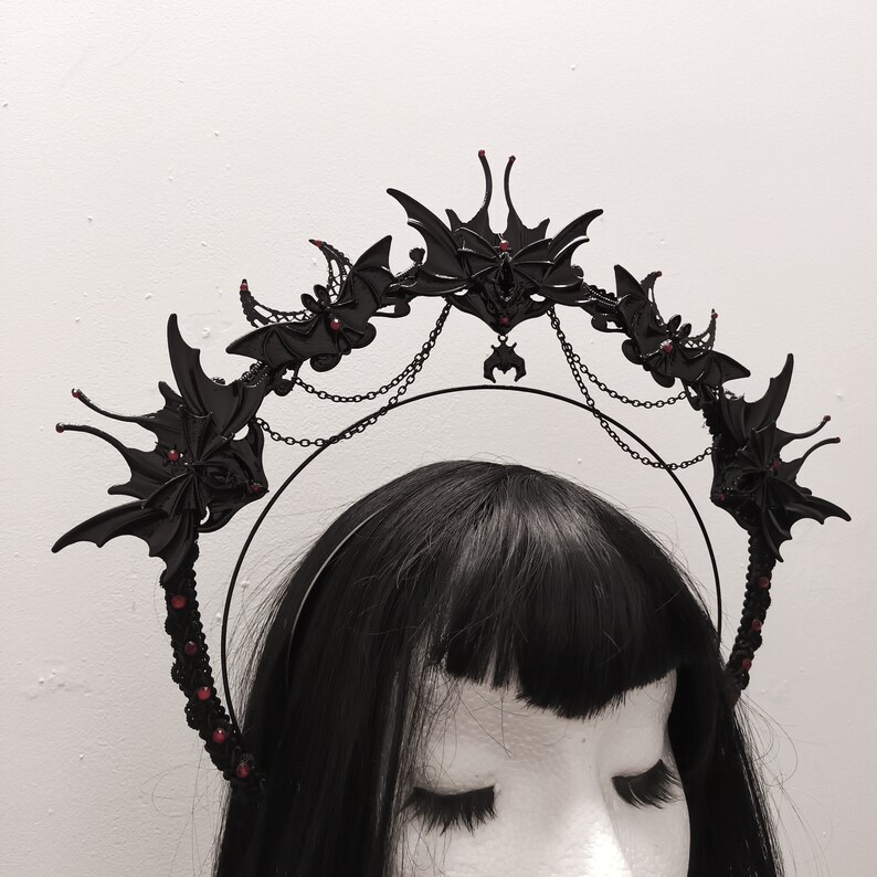 Vampiric Headwear Gothic Headpiece Vampire Halo Alternative - Etsy