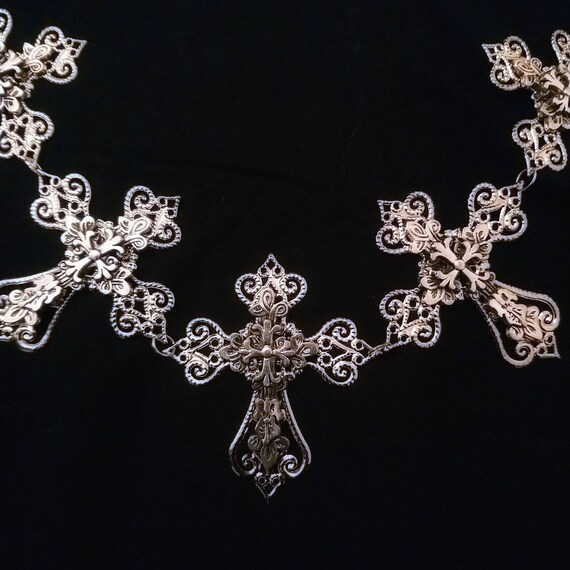 Last Rites Gothic Necklace Goth Accessories Alternative | Etsy