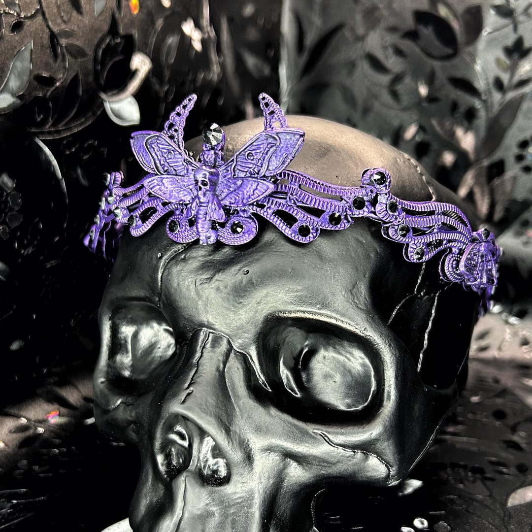 Freya Tiara: Alternative Crown, Alt Bride, Goth Bridal, Gothic Wedding ...