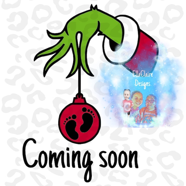 Grinch Pregnancy Announcement - Etsy