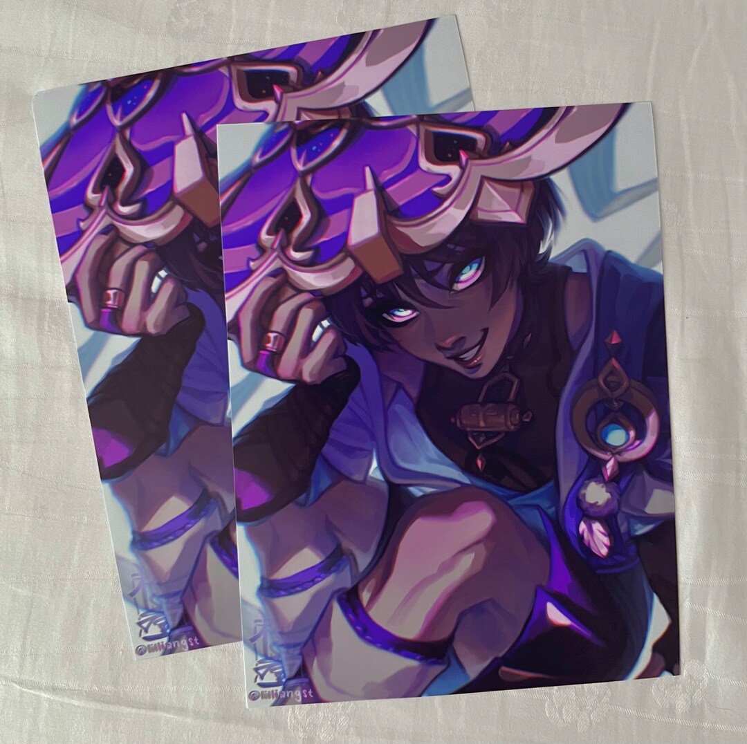 Genshin Impact Scaramouche/wanderer Art Print - Etsy