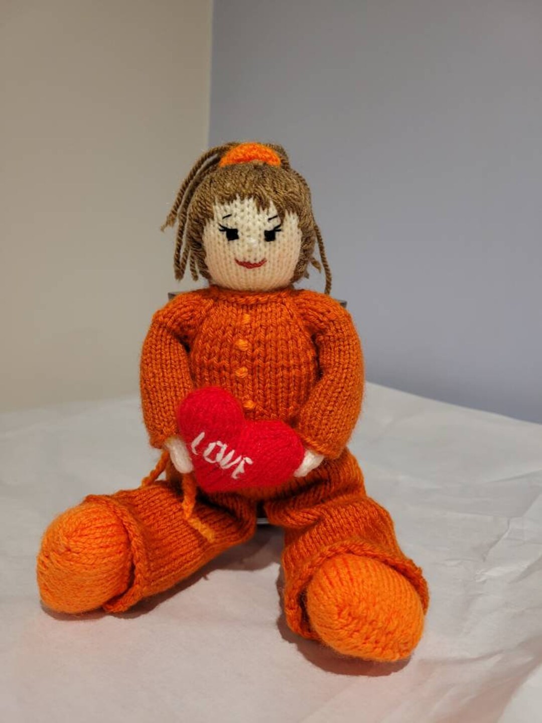 Hand Knitted Doll. Handmade Doll. Rug Doll. Knitted Doll. Soft Doll. - Etsy