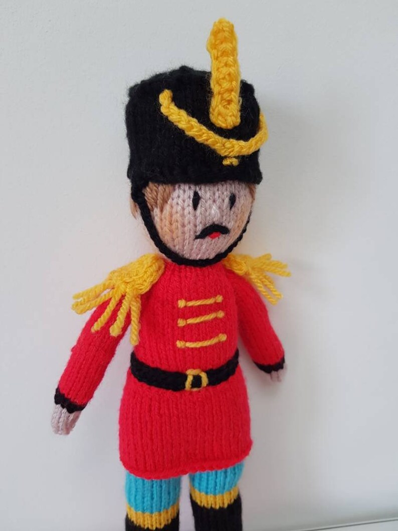 Hand Knitted Royal Guard From Buckingham Palace. Handmade - Etsy