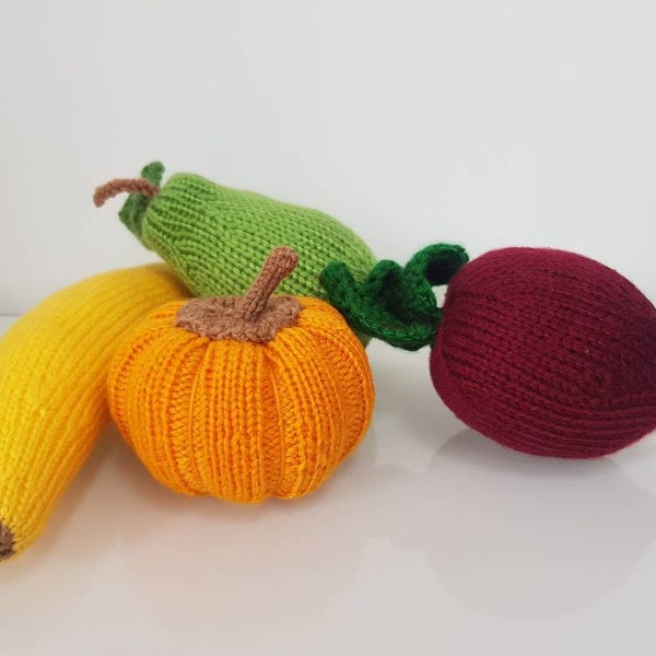 Knitted Vegetables - Etsy UK