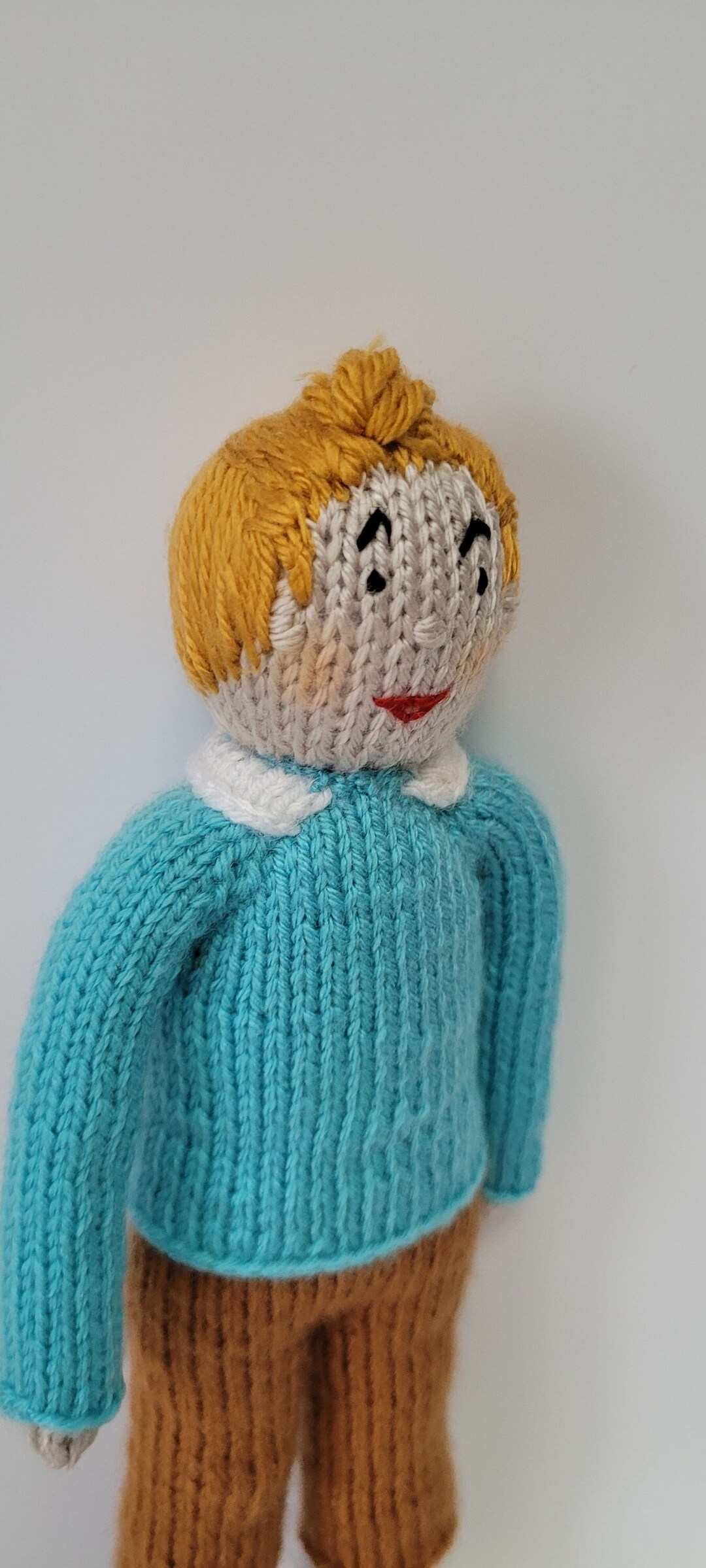 Hand Knitted Tintin Doll - Etsy UK