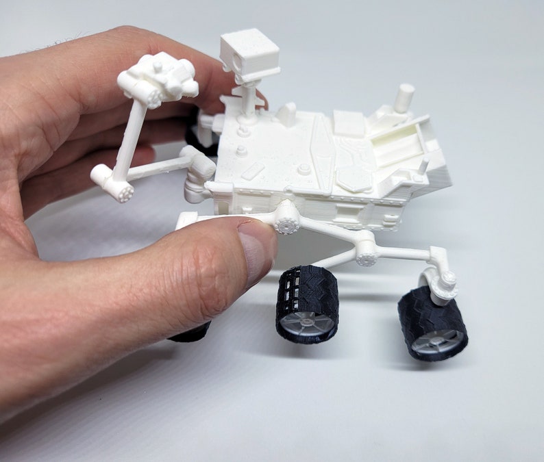 Curiosity Mars Rover 3D Printed Model | Etsy