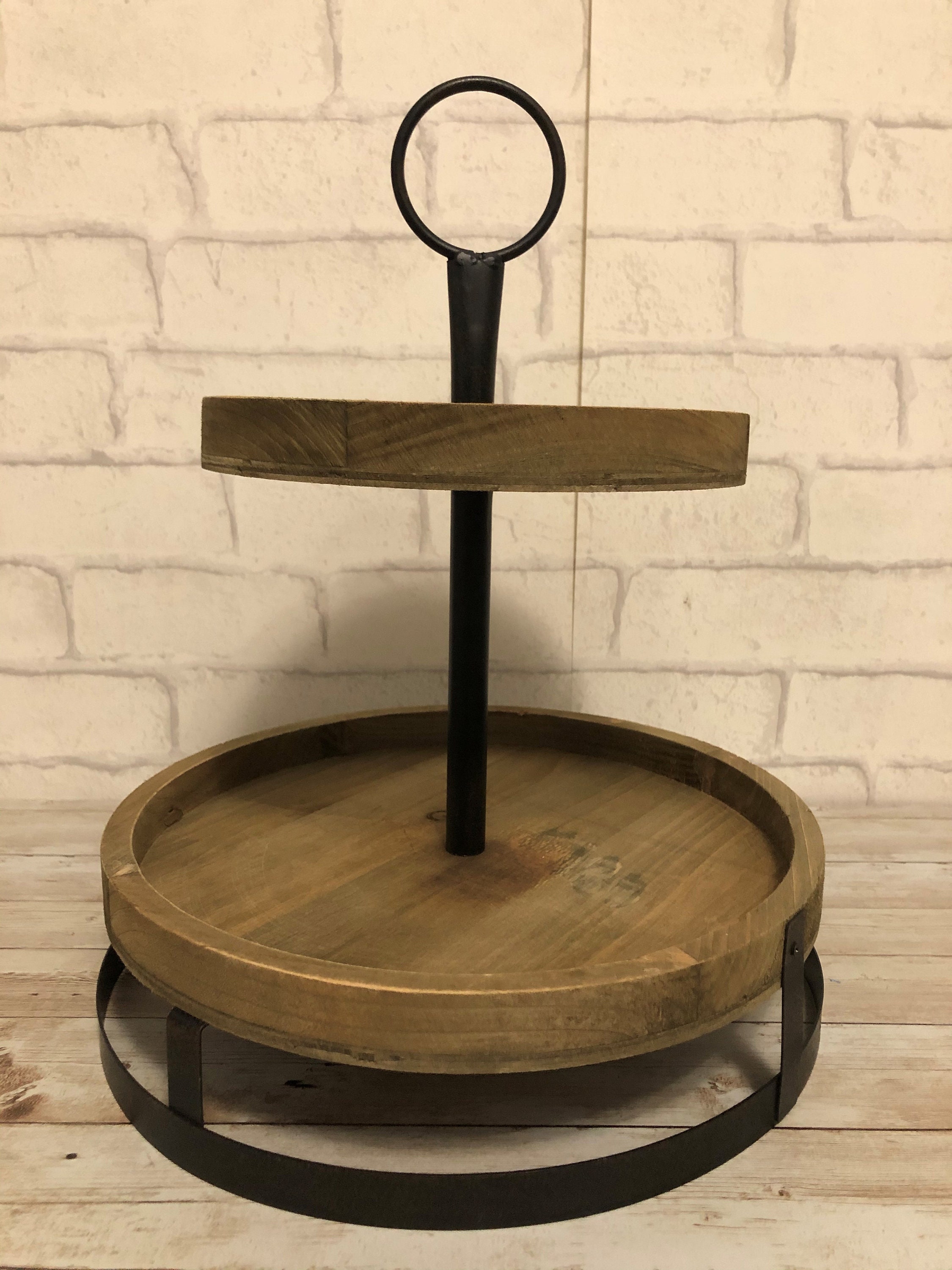 Two Tiered Tray Display Tray Kitchen Display Tray | Etsy