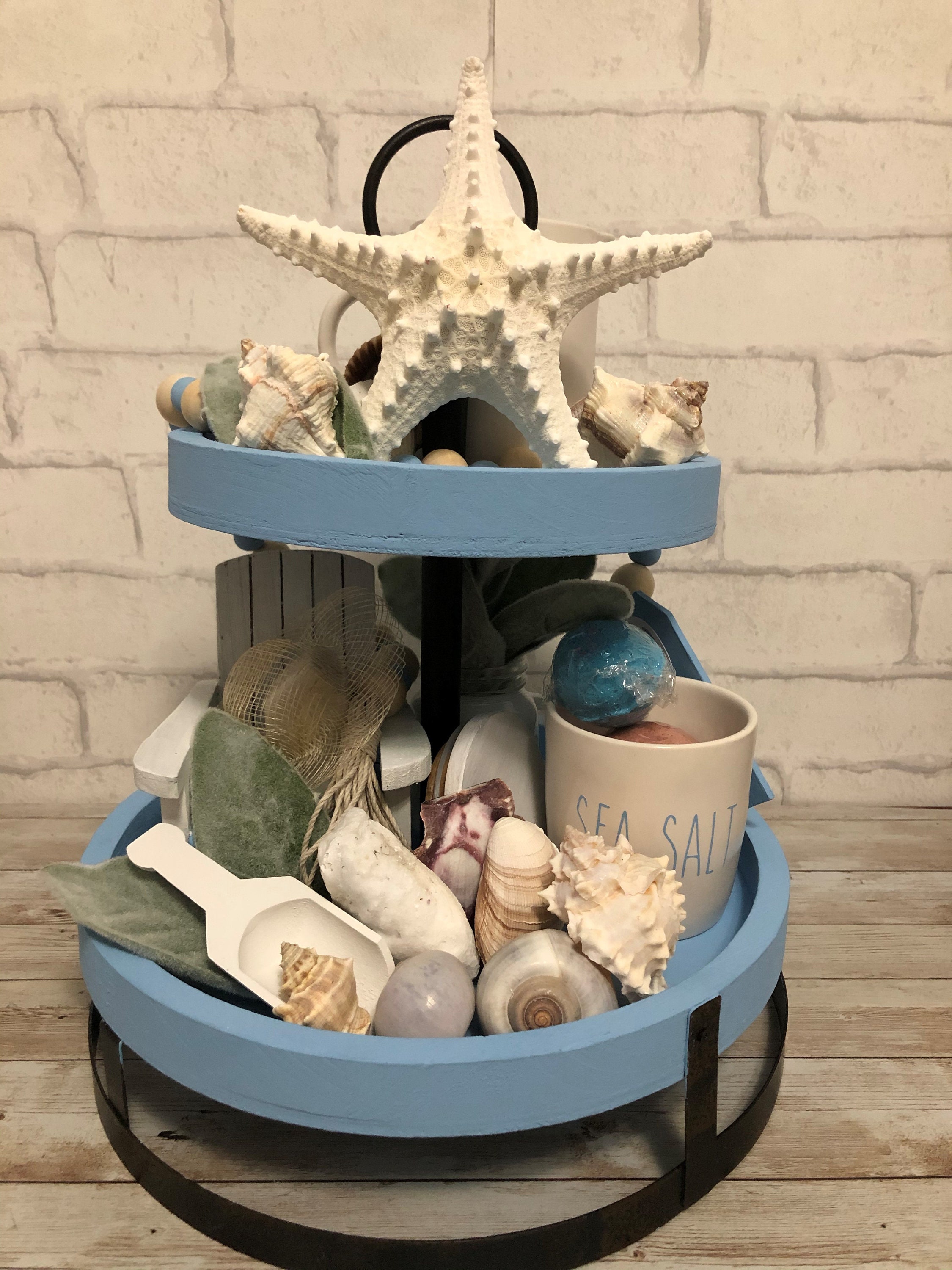 Two Tiered Tray Display Tray Kitchen Display Tray | Etsy