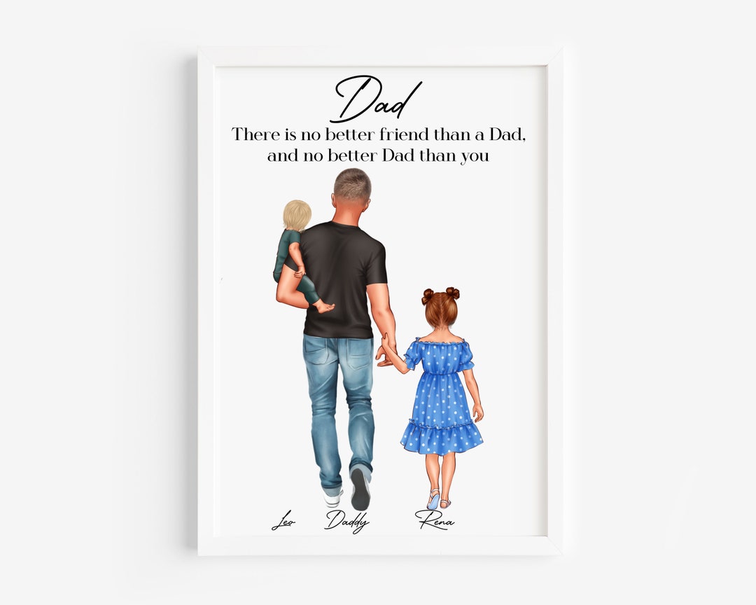 Personalised Dad Print, Dad Print,personalised Print, Gift for Dad, Dad ...