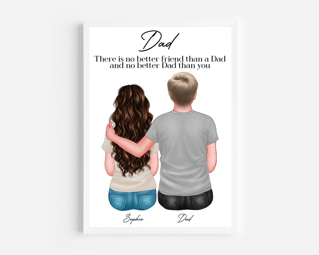 Personalised Dad Print, Dad Print,personalised Print, Gift for Dad, Dad ...