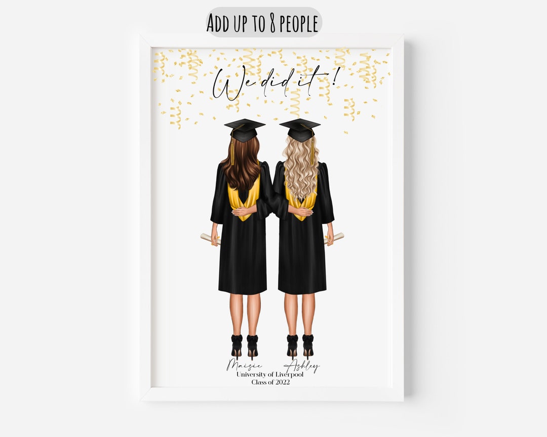 Personalised Graduation Print, Graduation Gift, University Gift ...