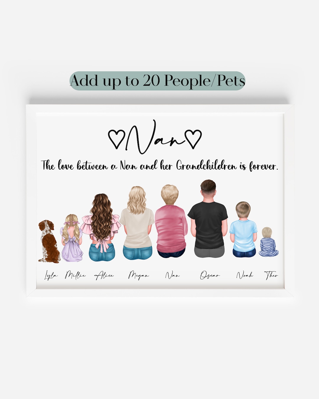 Personalised Gift for Nanny, Nanny Gifts, Grandma Gifts, Nana Gifts ...