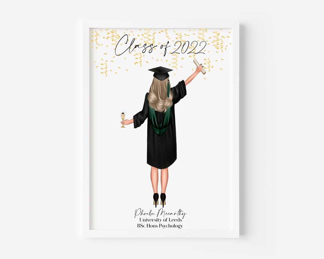 Personalised Graduation Print, Graduation Gift, University Gift ...