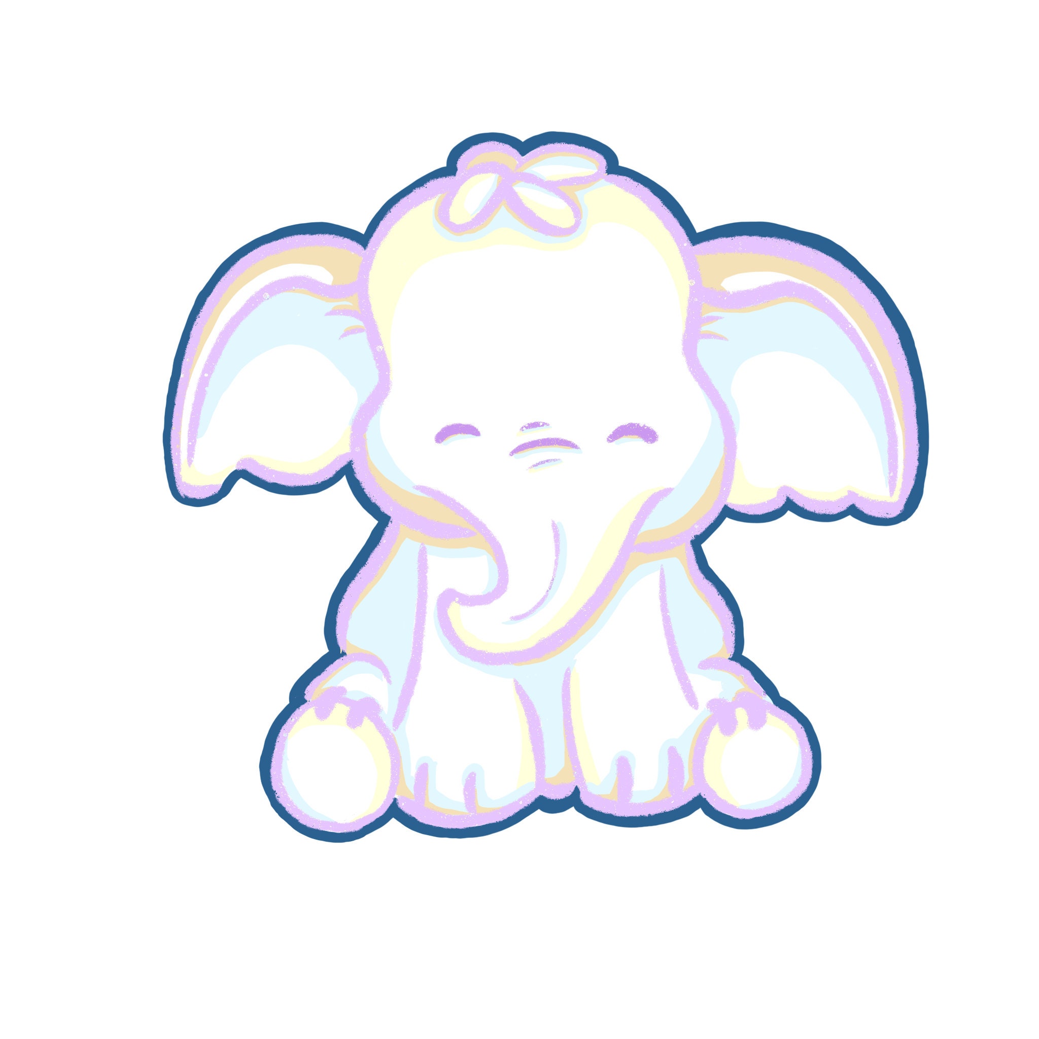 Elephant Sticker - Etsy