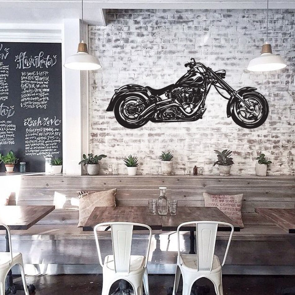 Art of Motors Metal Wall Decor Harley Davidson Sign - Etsy