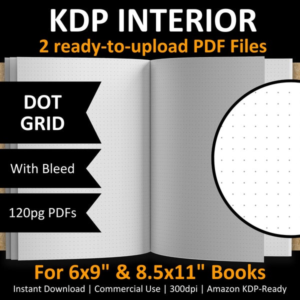 Dot Grid Notebook - Etsy