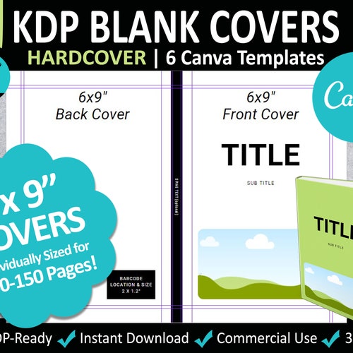 7x10 Customizable Canva Template for Amazon KDP Hardcover - Etsy