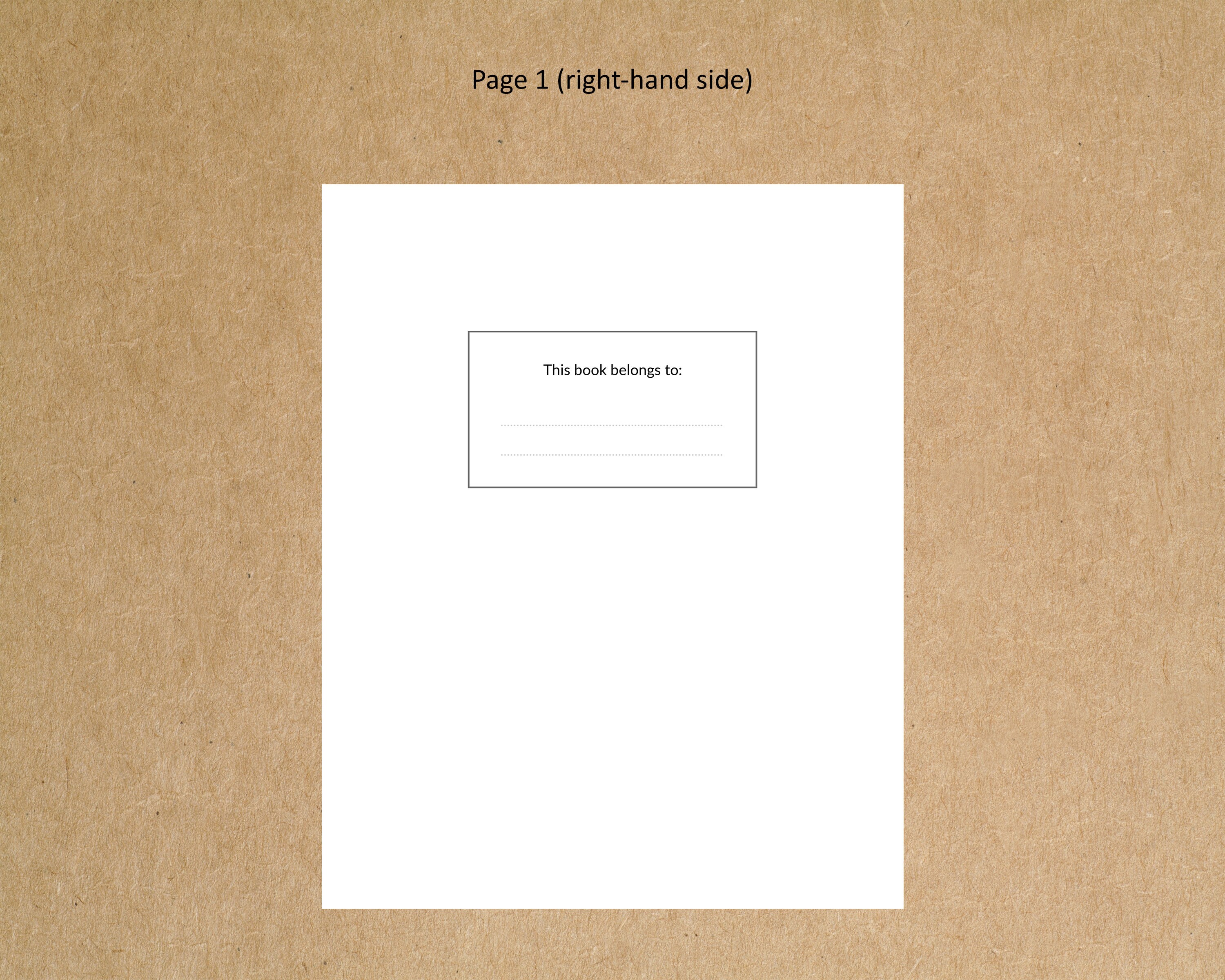 CANVA 7.5x9.25 COLLEGE Ruled Interior Editable Template Blank Notebook ...