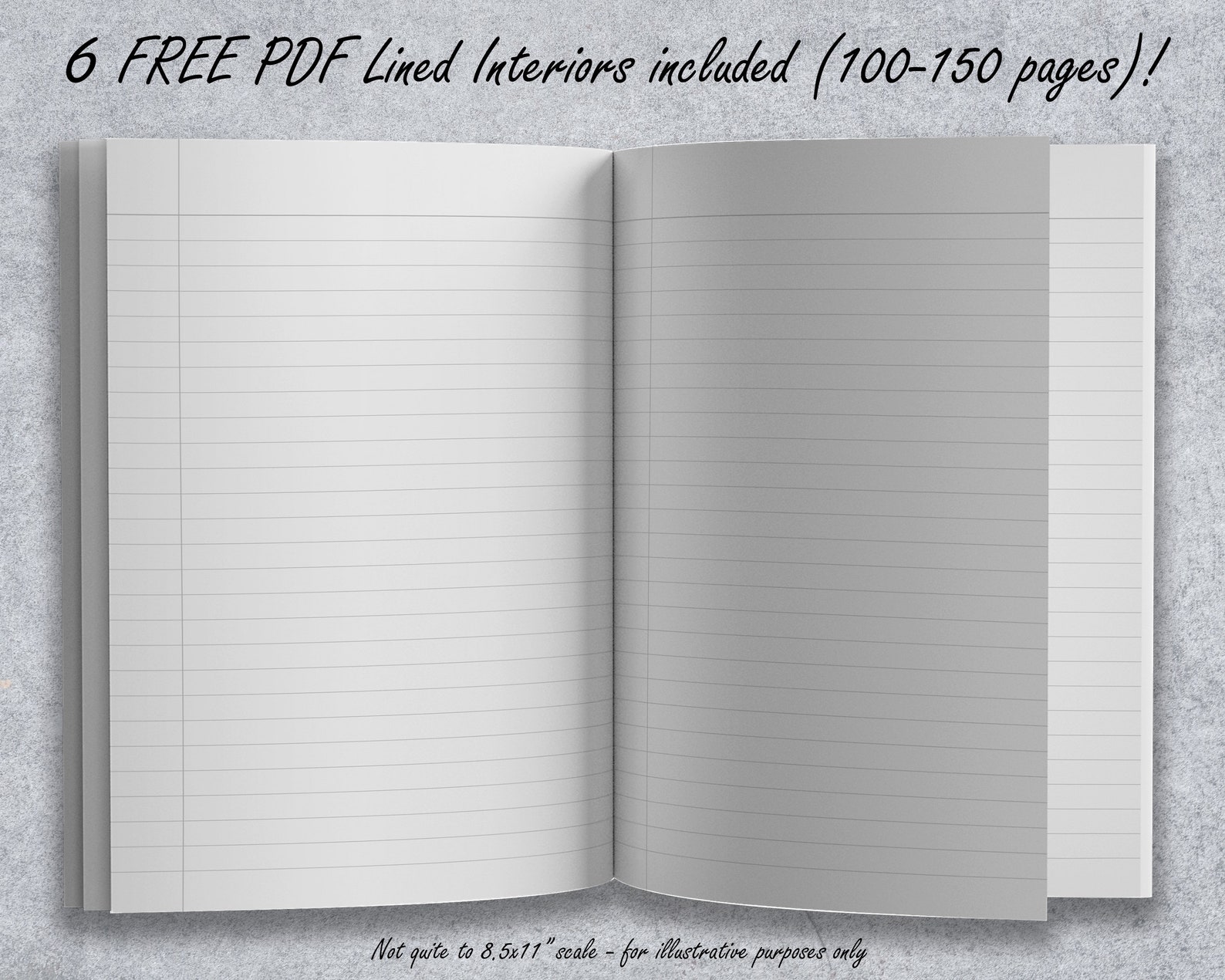 Canva 8.5x11" KDP PAPERBACK Book Cover Templates Editable Bundle Set #1 ...