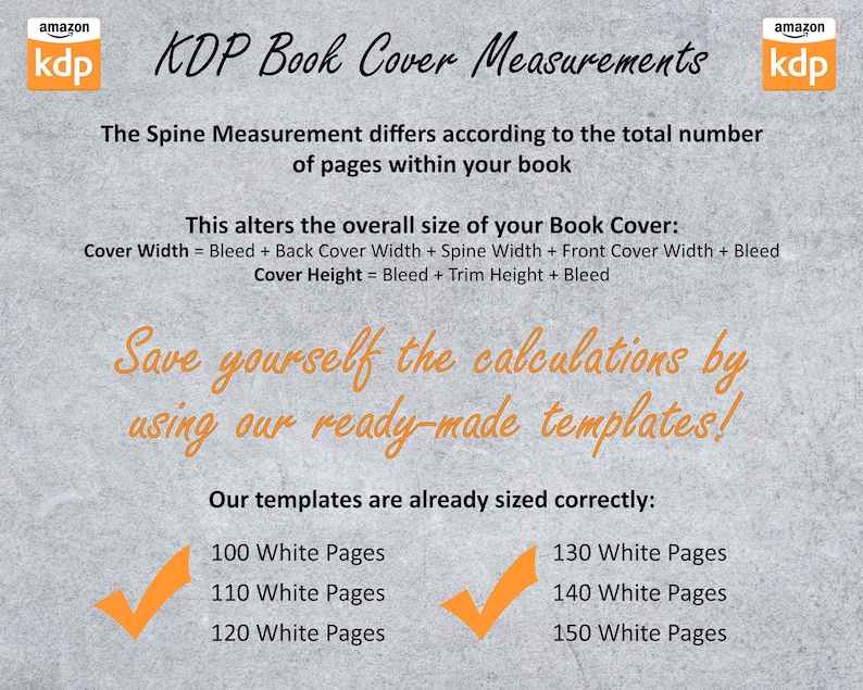 Canva 8.5x11" KDP PAPERBACK Book Cover Templates Editable Bundle Set #1 ...