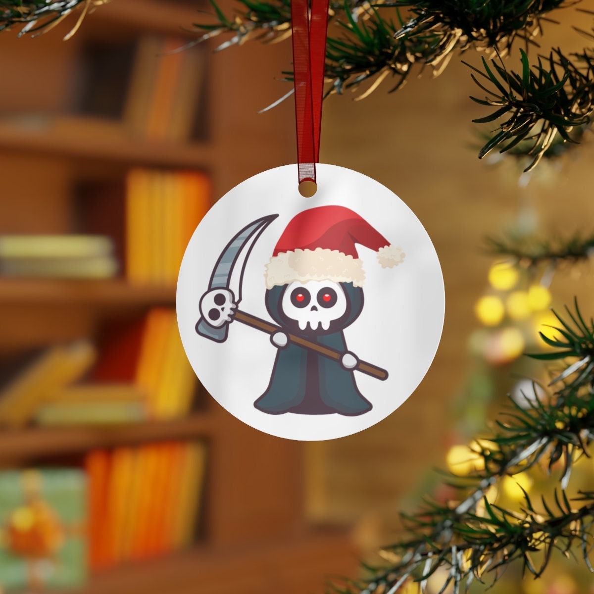 Grim Reaper, Christmas Ornaments, Funny Gifts, Funny Christmas ...