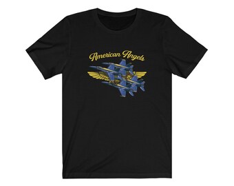 Navy Blue Angels Shirt - Etsy
