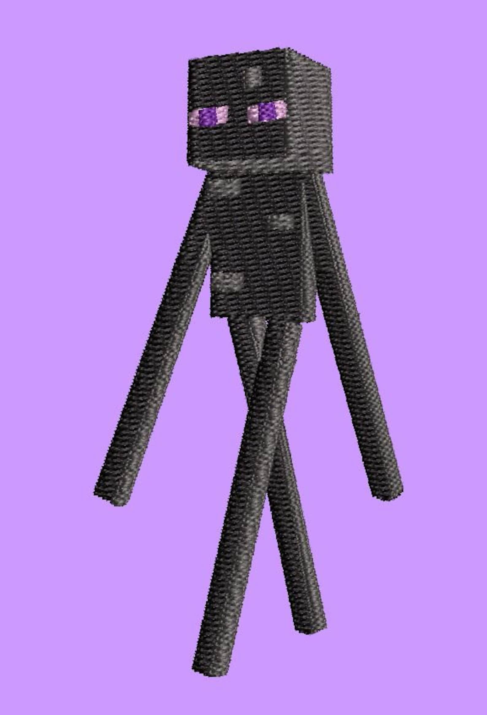 Enderman Video Game Embroidery Design - Etsy