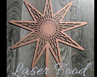 Tree Topper File Laser - Etsy