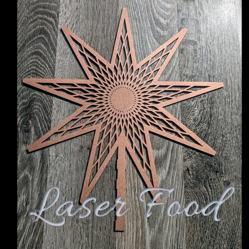 Wood Star Tree Topper - Etsy