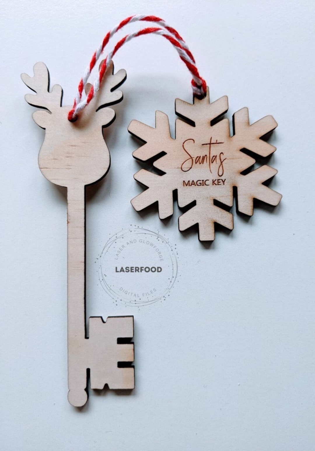 Santa Magic Key for Christmas - Laser Cut Files Digital Svg, Dxf Files ...