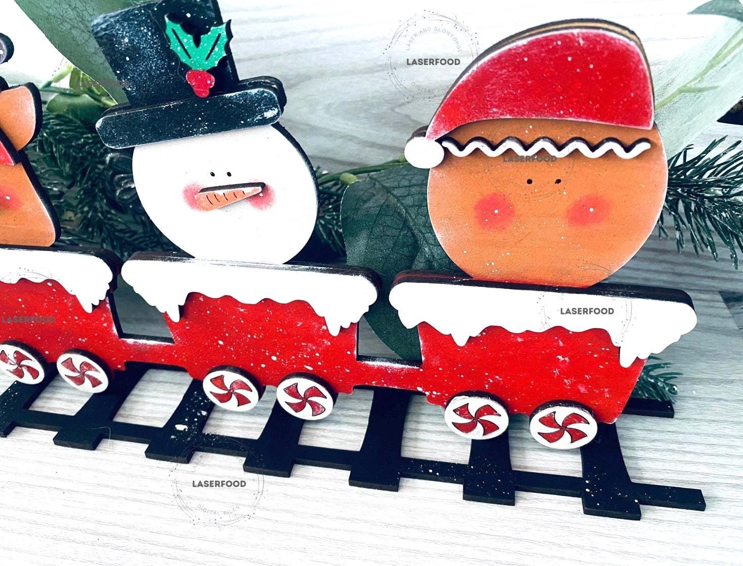 Weihnachten Nikolaus Zug - Laser Cut Files - Glowforge Bereit Laser ...