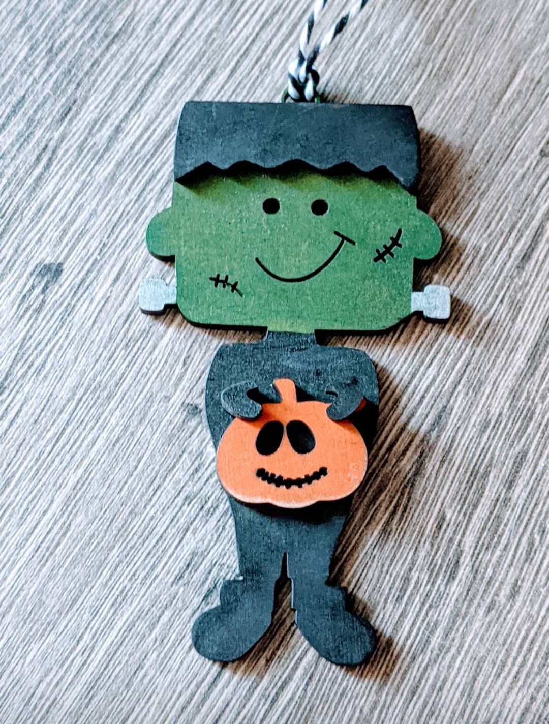Halloween Witch and Frankenstein Files for Garlands and Baubles ...