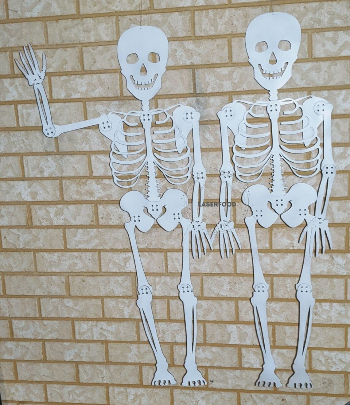 Halloween Skeleton File Laser Cut Human Bones to Assemble - Etsy
