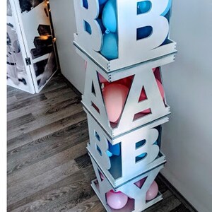 Baby Box Cubes for Baby Shower - Laser Cut Files for Laser Cutting ...