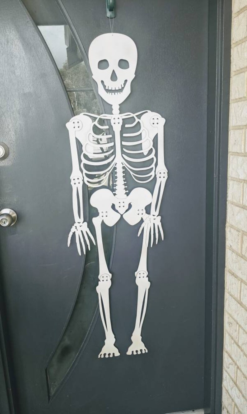 Halloween Skeleton File Laser Cut Human Bones to Assemble - Etsy