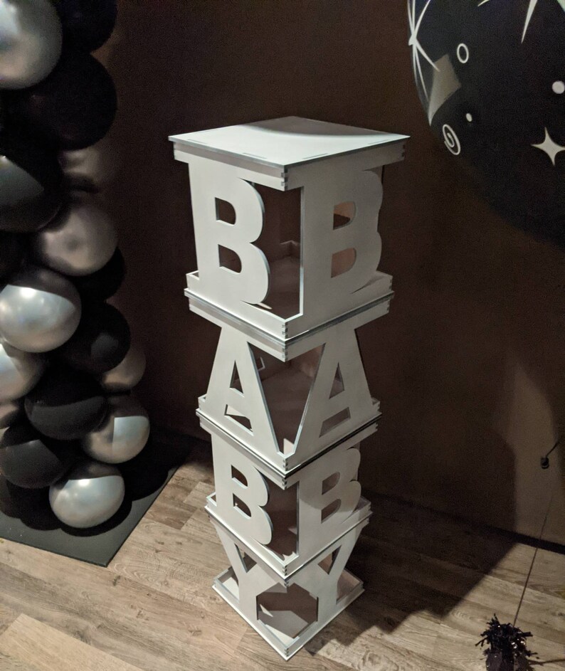 Baby Box Cubes for Baby Shower Laser Cut Files for Laser - Etsy